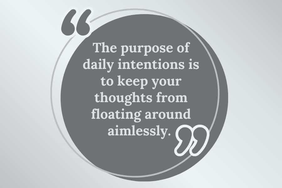 Daily Intentions (5 Categories with Examples)